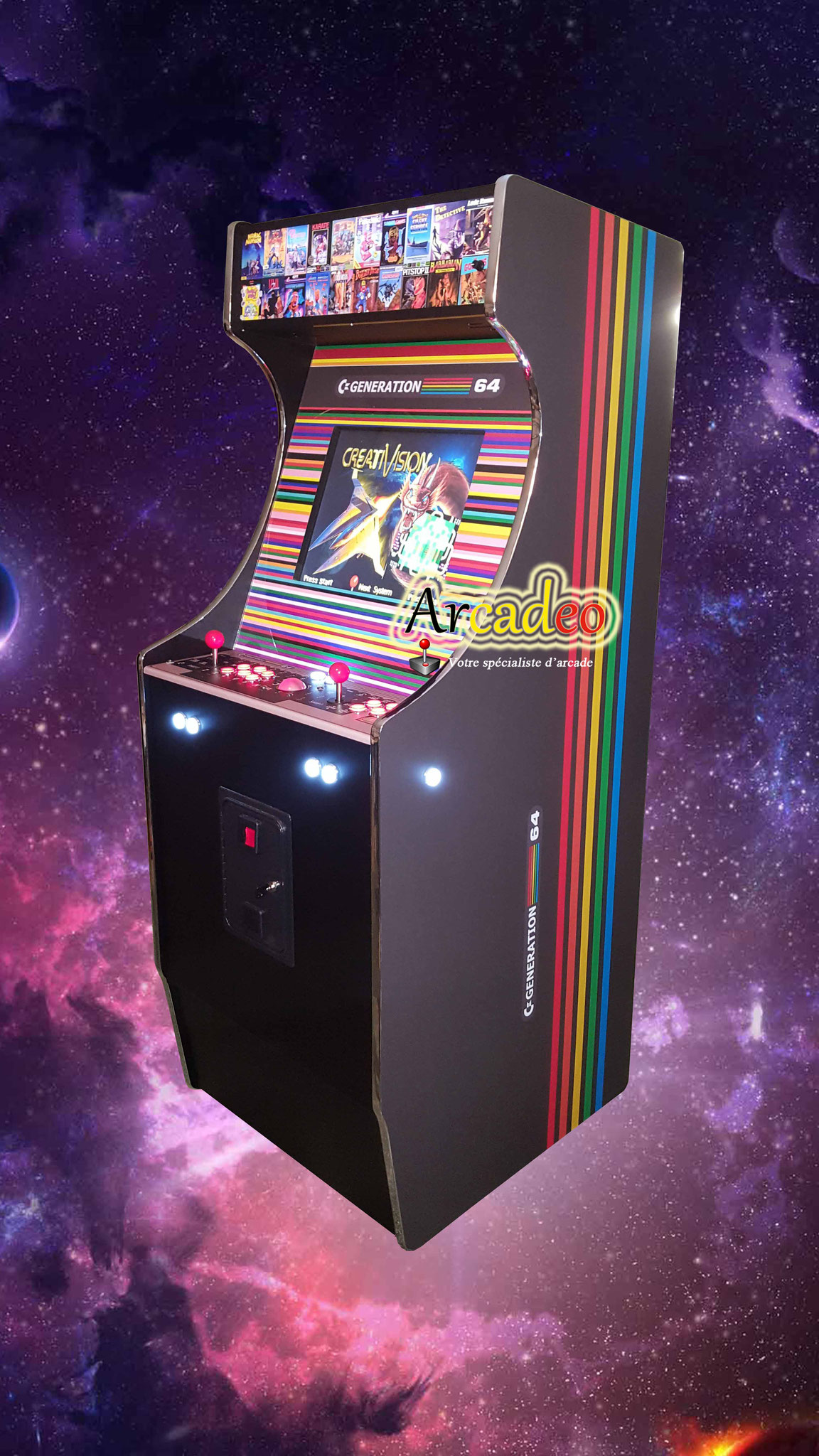 Retrouver la borne d'arcade qui a marqué votre jeunesse!
